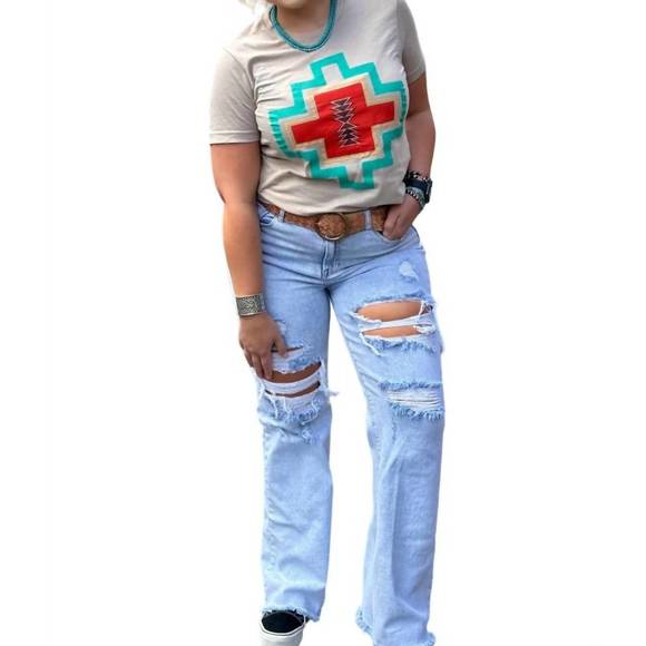 Texas True Threads | Tops | New Texas True Threads Santa Fe Tee In Tan ...